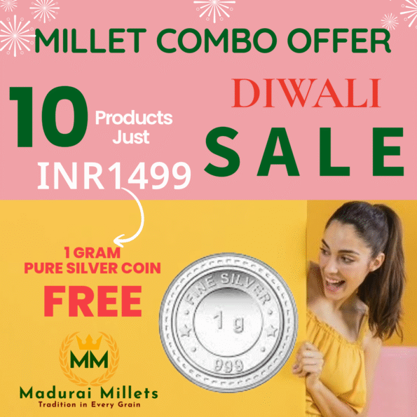 Diwali Millet Combo Offer | 10 Products + FREE Silver Coin – Madurai ...